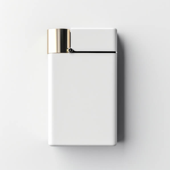 Download Modern White Lighter with Gold Top Mockups Online - Creative ...