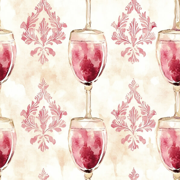 Download Watercolor Pattern of Wine Glasses Patterns Online - Creative ...