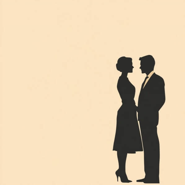 Download Silhouettes of a Couple in an Intimate Moment Backgrounds ...