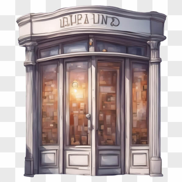 Download Charming Storefront with Glass Doors and Welcoming Glow ...
