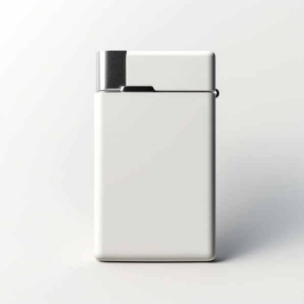 Descarga Encendedor Blanco Minimalista Mockups En Línea - Creative Fabrica