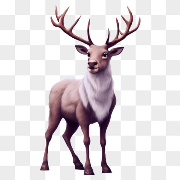 Scarica Cervo Animato Stilizzato Cartoni animati Online - Creative Fabrica