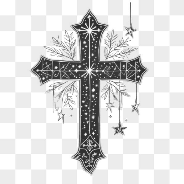 Download Intricate Cross Design Sketches Online - Creative Fabrica