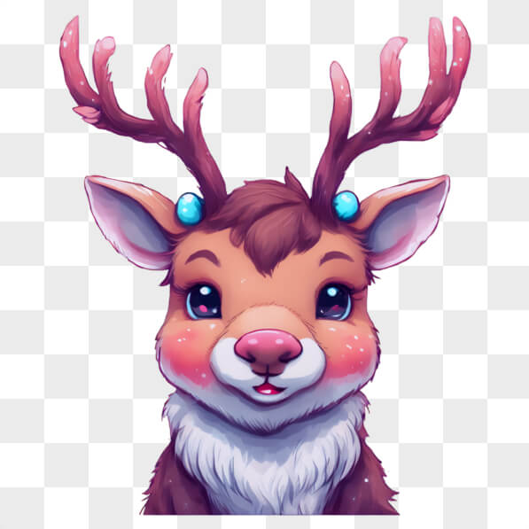 Download Cute Animated Reindeer Character Cartoons Online - Creative ...