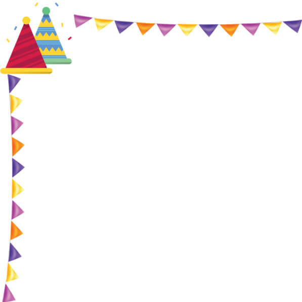 Descarga Diseño de Borde para Fiesta Festiva Bordes y Esquinas En Línea ...
