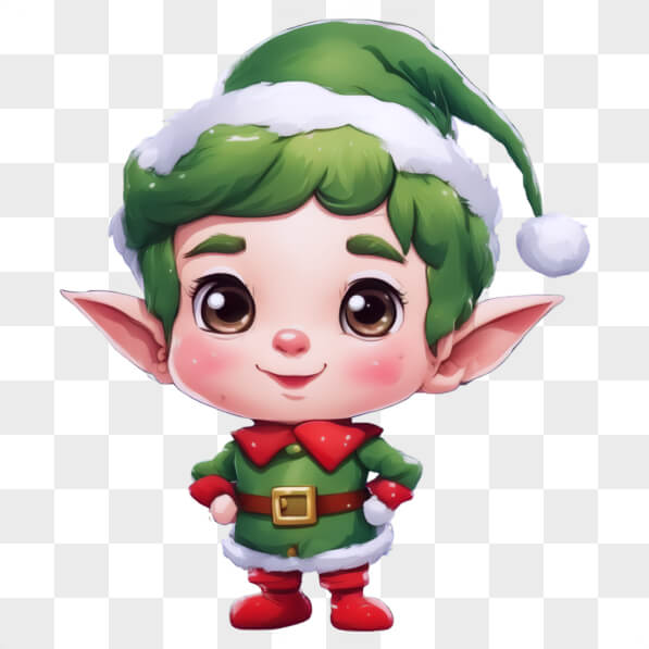 Download Cheerful Cartoon Elf Character Cartoons Online - Creative Fabrica