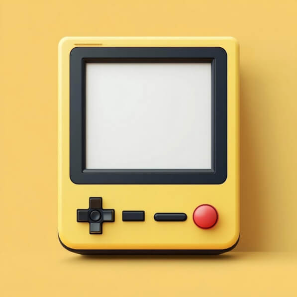 Download Retro Yellow Gaming Console Mockups Online - Creative Fabrica