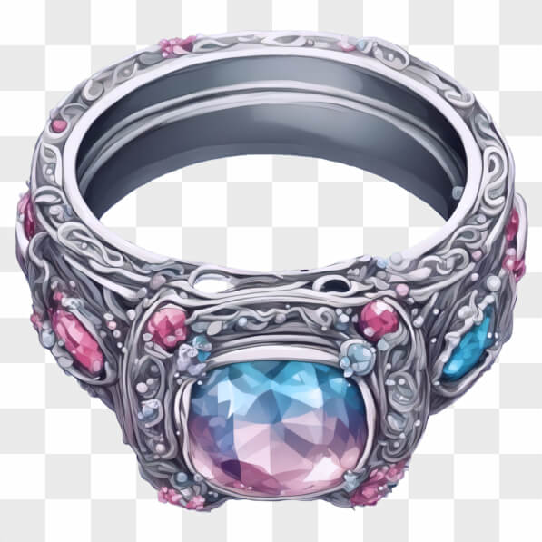 Download Intricate Gemstone Ring Cartoons Online - Creative Fabrica