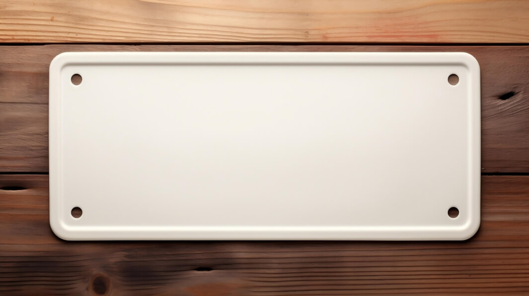 Download Blank License Plate on Wooden Surface Mockups Online ...