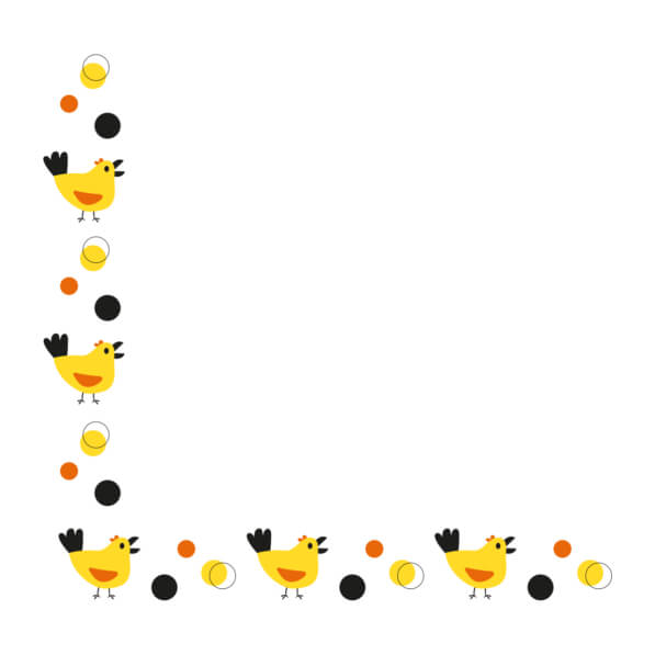 Download Playful Bird Border Design Borders & Corners Online - Creative ...