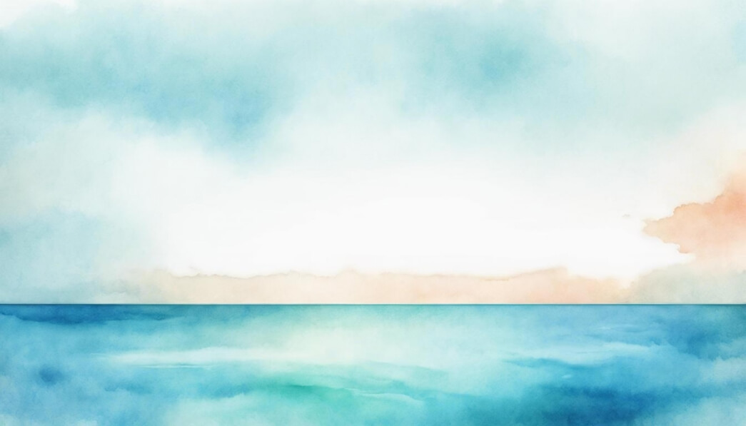 Download Serene Seascape in Watercolor Backgrounds Online - Creative ...