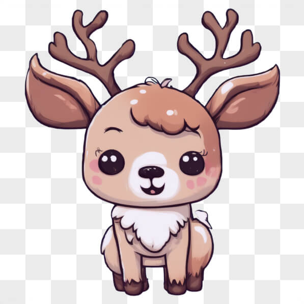 Scarica Cervo Cartone Animato Carino Cartoni animati Online - Creative ...