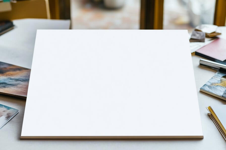 Download Blank Canvas in an Artist's Studio Mockups Online - Creative ...
