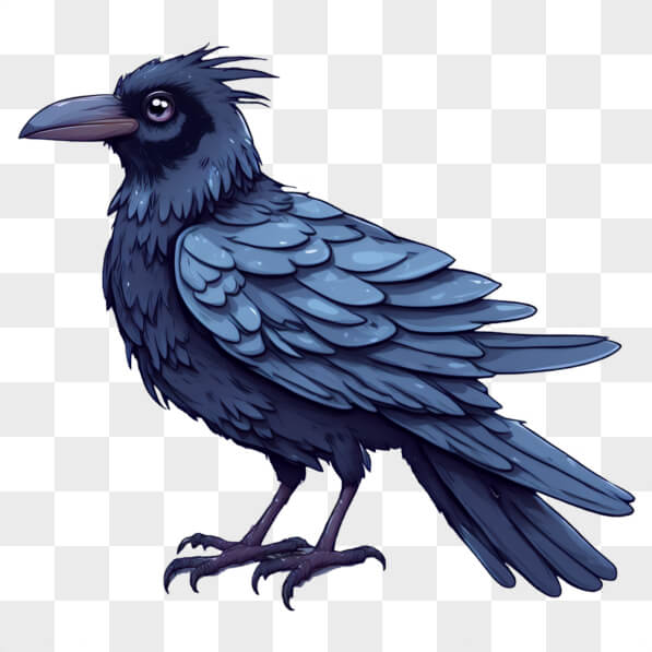 Descarga Cuervo de caricatura juguetón Cartoons En Línea - Creative Fabrica
