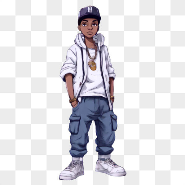 Download Stylish Animated Character in Urban Fashion Cartoons Online ...