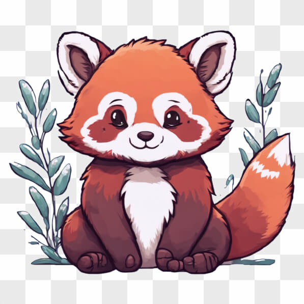 Download Cute Cartoon Red Panda Cartoons Online - Creative Fabrica