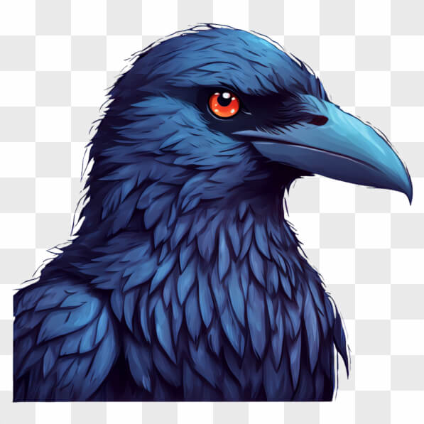 Download Illustration of a Raven with Vibrant Colors Cartoons Online ...