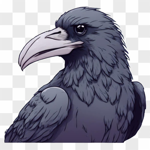 Download Stylized Raven Illustration Cartoons Online - Creative Fabrica