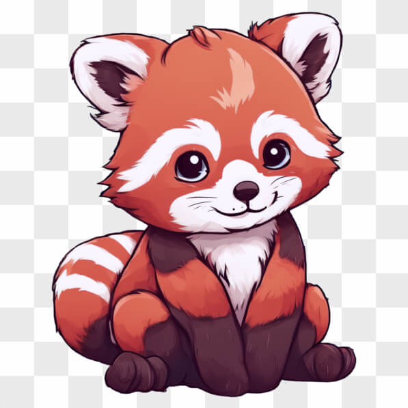 Download Cute Animated Red Panda Cartoons Online - Creative Fabrica