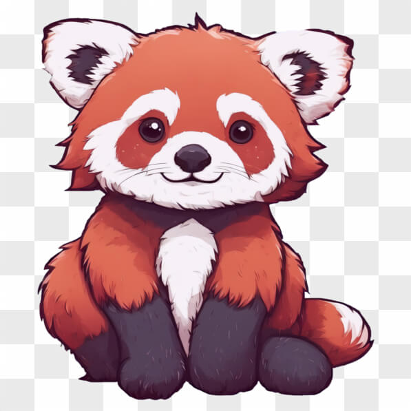 Download Cute Cartoon Red Panda Cartoons Online - Creative Fabrica