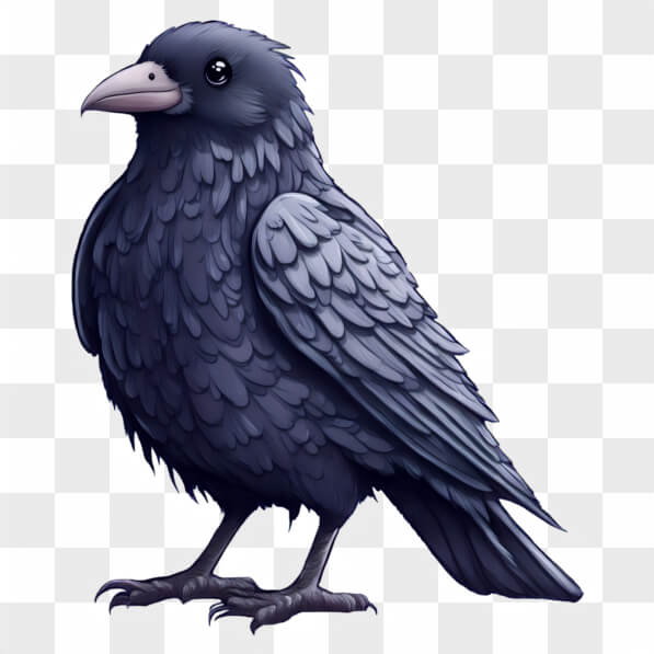 Download Stylized Raven Illustration Cartoons Online - Creative Fabrica