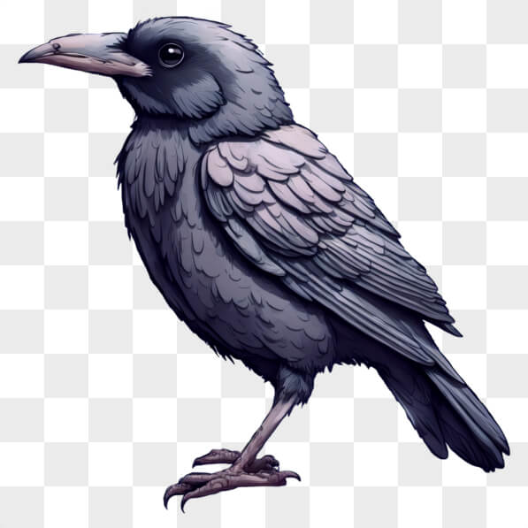 Descarga Ilustración de cuervo estilizado Cartoons En Línea - Creative ...