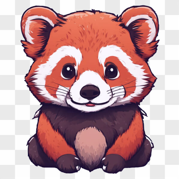 Download Cute Cartoon Red Panda Cartoons Online - Creative Fabrica