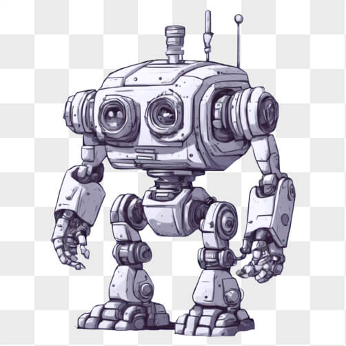 Robot Cartoon Images - Free Download on Creative Fabrica
