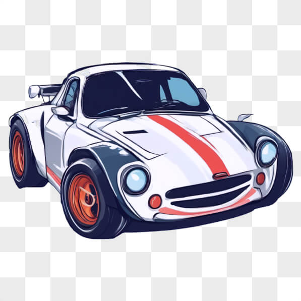 Download Cartoon Sports Car Cartoons Online - Creative Fabrica