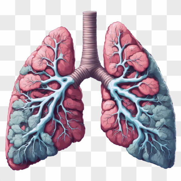 Download Anatomical Illustration of Human Lungs Cartoons Online ...