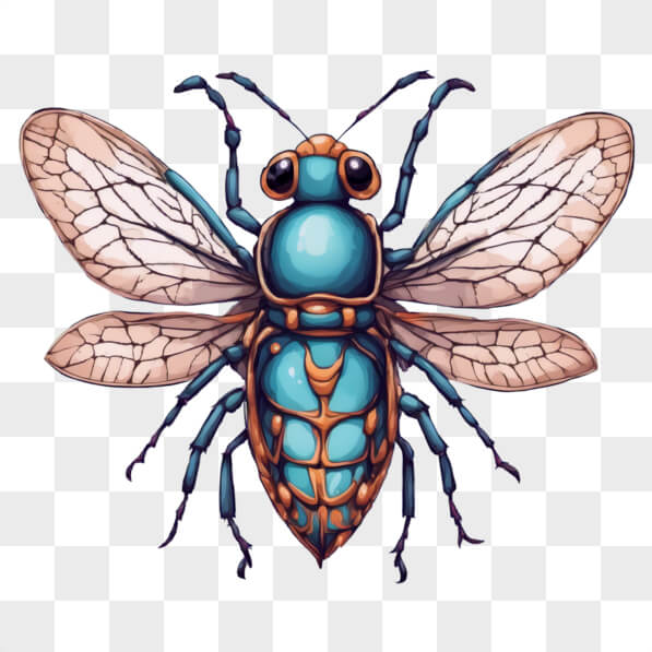 Download Stylized Bug Illustration Cartoons Online - Creative Fabrica