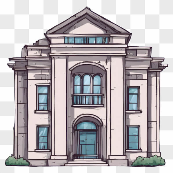 Download Elegant Architectural Building Cartoons Online - Creative Fabrica