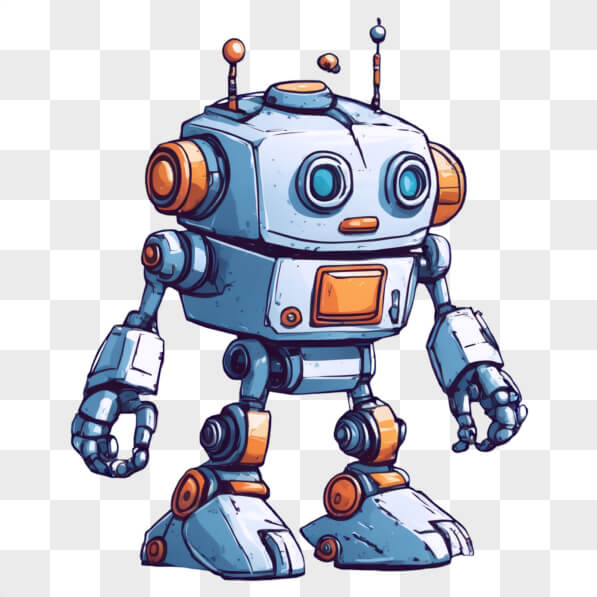 Download Cartoon Robot Character Cartoons Online - Creative Fabrica