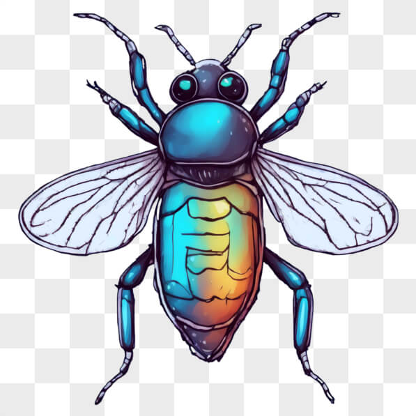 Download Colorful Bee Illustration Cartoons Online - Creative Fabrica