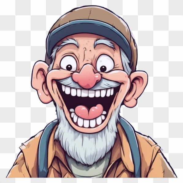 Baixe Ilustração de Personagem de Idoso Alegre Cartoons - Creative Fabrica