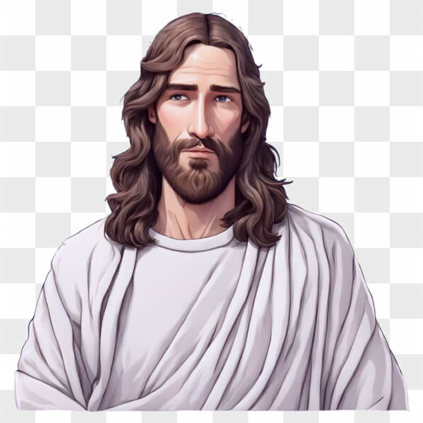 Download Digital Illustration of a Religious Figure Cartoons Online ...
