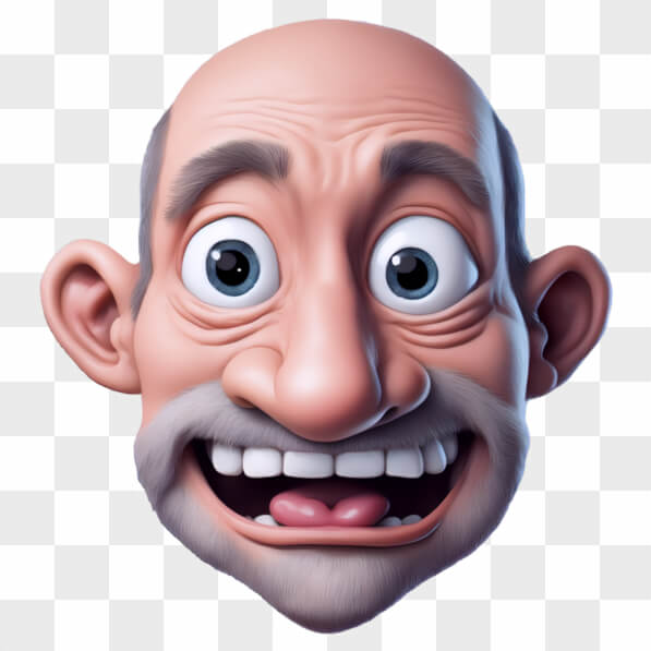 Download Cheerful Cartoon Character with Joyful Expression Cartoons ...