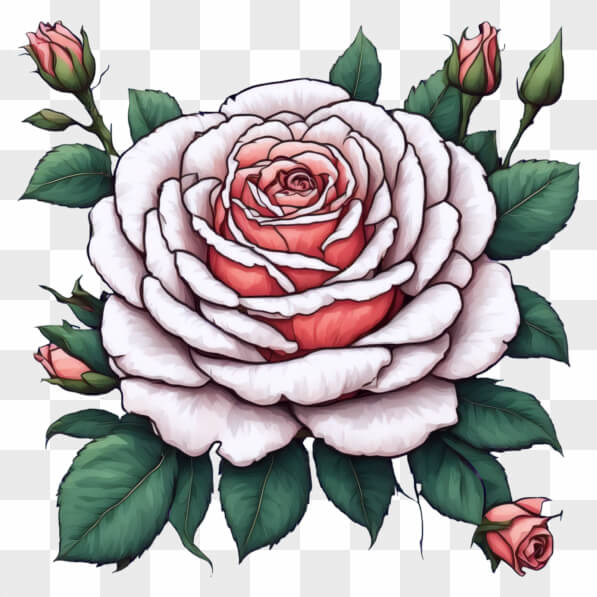 Download Detailed Rose Illustration Cartoons Online - Creative Fabrica