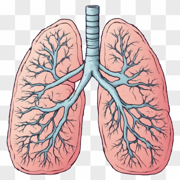 Download Stylized Human Lungs Anatomical Illustration Cartoons Online ...