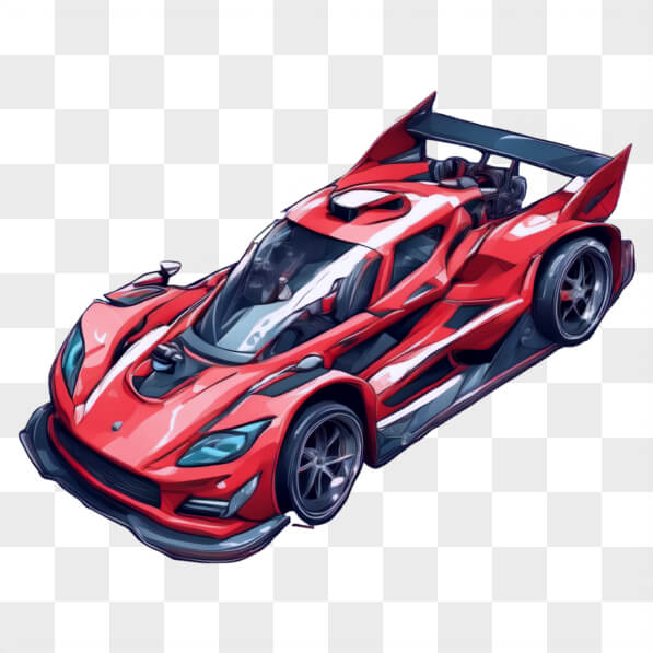 Download High-Performance Red Sports Car Cartoons Online - Creative Fabrica