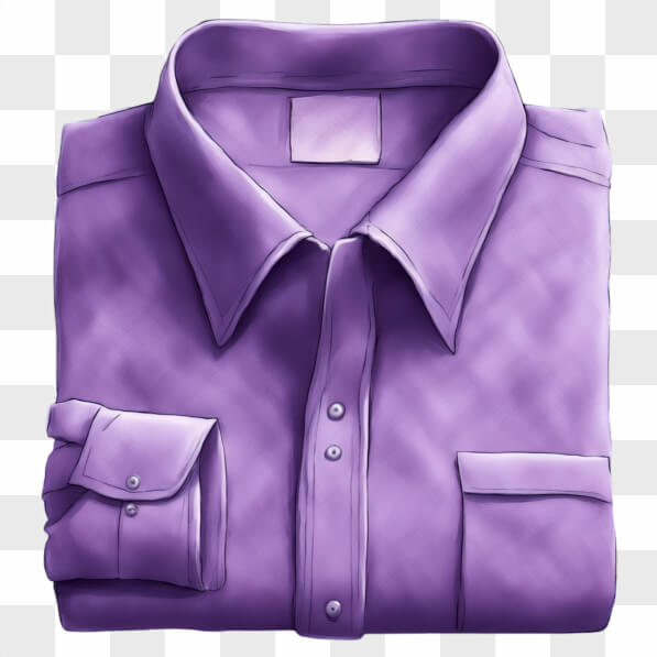Download Neatly Folded Purple Dress Shirt Cartoons Online - Creative ...