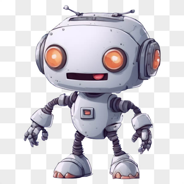 Download Friendly Cartoon Robot Cartoons Online - Creative Fabrica