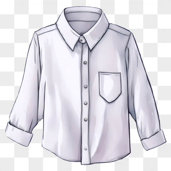 Download White Button-Up Shirt Cartoons Online - Creative Fabrica