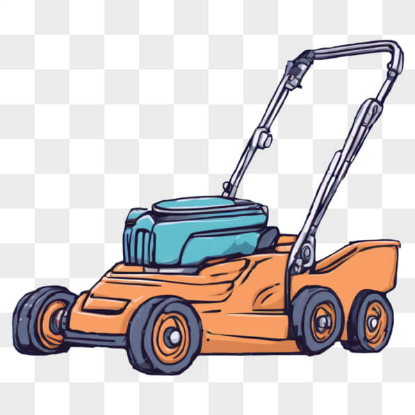 Download Colorful Lawn Mower Cartoons Online - Creative Fabrica