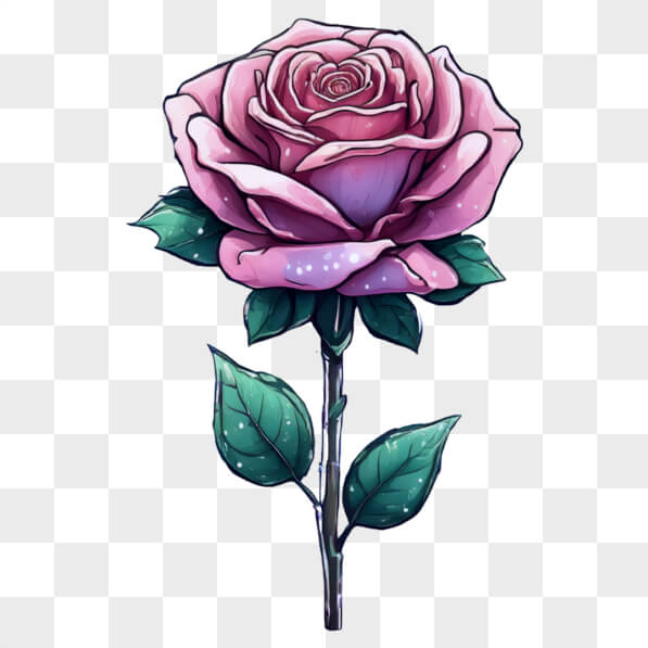 Download Illustrated Pink Rose Cartoons Online - Creative Fabrica