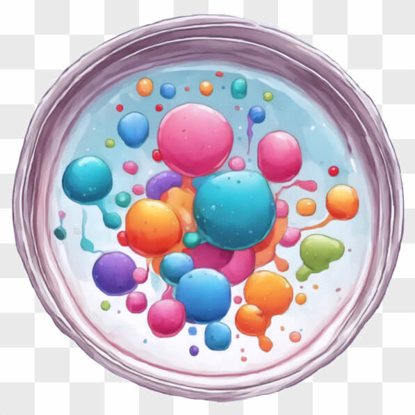Download Colorful Bubbles in a Circular Container Cartoons Online ...