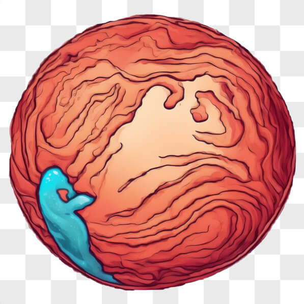 Download Stylized Planet with Textured Surface Cartoons Online ...