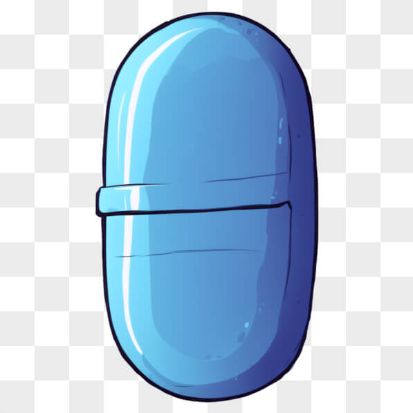 Download Blauwe capsule die medicatie vertegenwoordigt Cartoons online ...