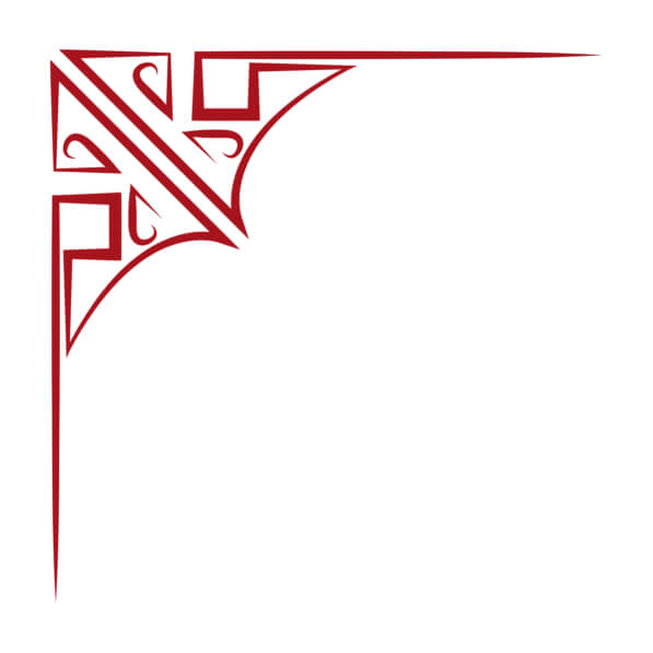 Download Stylized Red Corner Design Borders & Corners Online - Creative ...