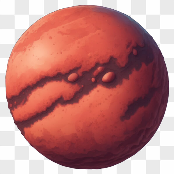 Download Stylized Representation of a Red Planet Cartoons Online ...